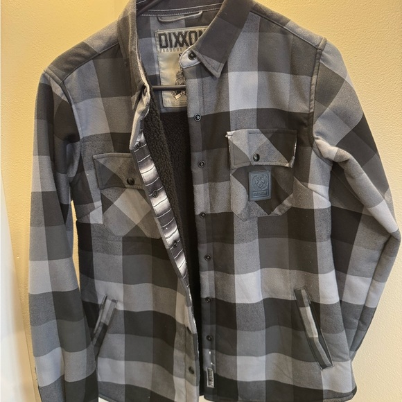 DIXXON | Jackets & Coats | Dixxon Black And Gray Plaid Jacket | Poshmark